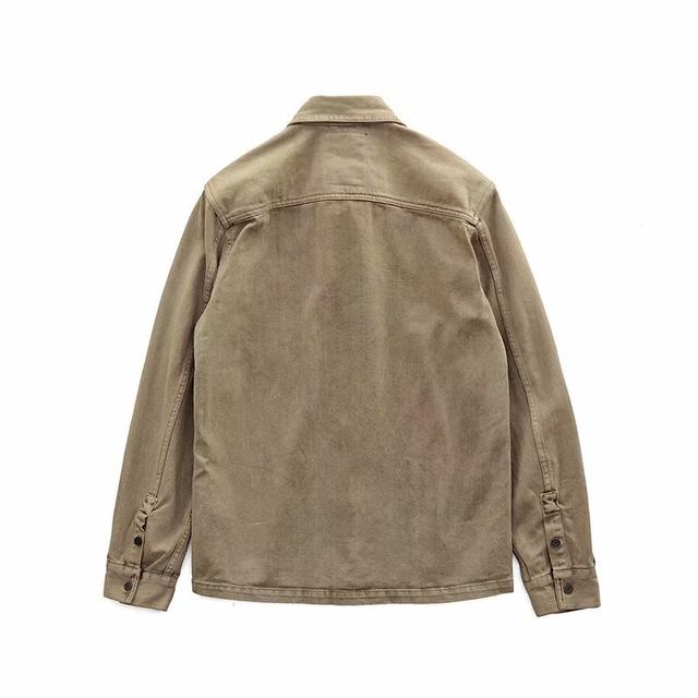 Retro work jacket for men for outdoor work, thickened and oversized ...