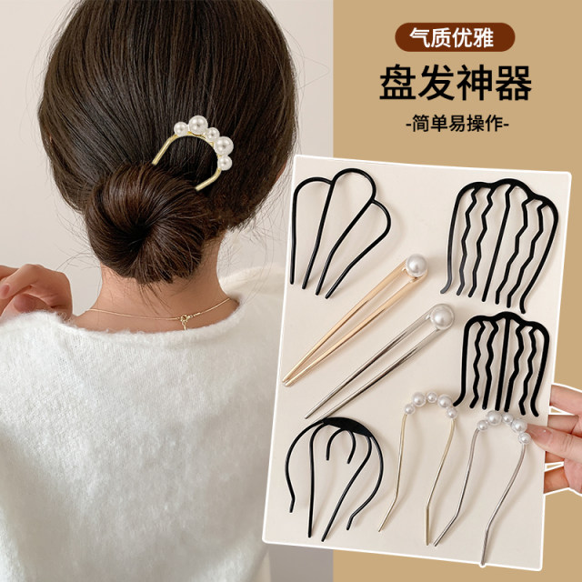 U-shaped hairpin for women, high-end new Chinese style hairpin artifact ...
