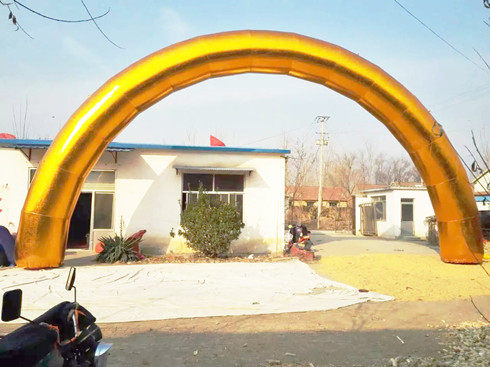 The new golden arch 8 meters 10m12 meters inflatable arch opening ...