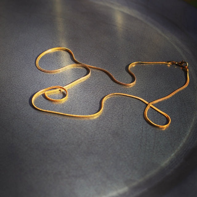 American -style hip -hop titanium steel snake bone chain male and ...