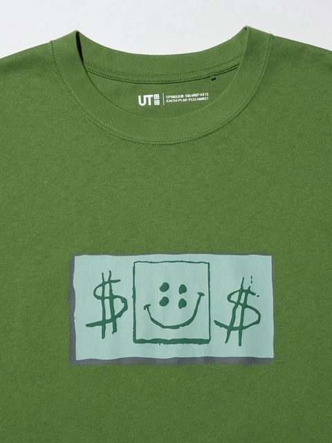 Uniqlo men's and women's clothing couple UT SpongeBob printed short-sleeved T-shirt casual and ...