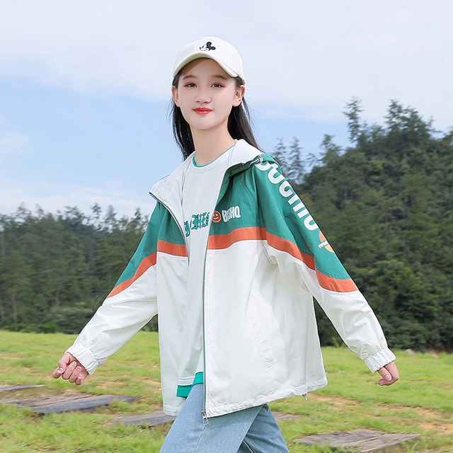 Junior High School Students' Jackets Girls' Spring and Autumn Clothes ...