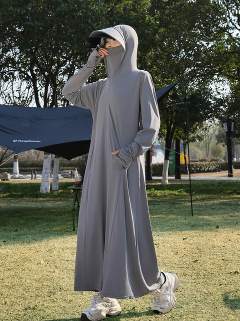 2025 summer new long full-body sun protection clothes for women loose ...
