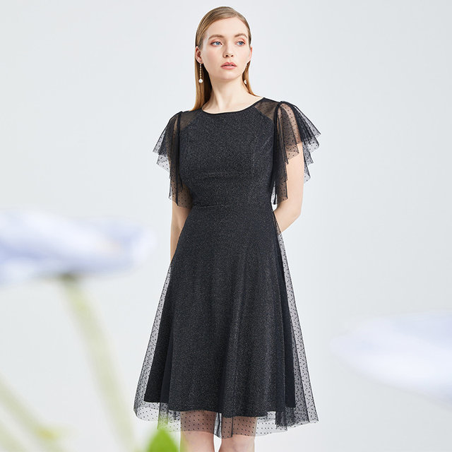 The same Mall of Mall Ma Tiannu Women's Fall New Black Black Lover ...