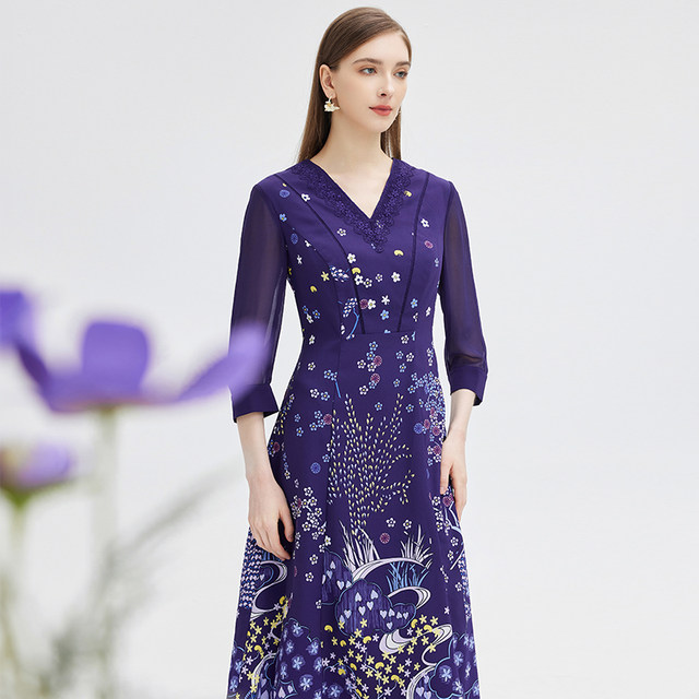 The same Mall of Mall Ma Tiannu Girls Autumn and Winter New Purple ...