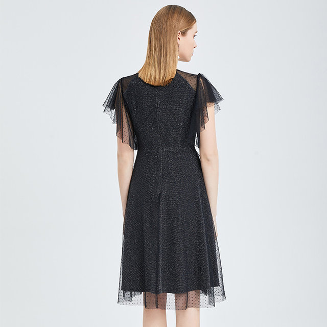 The same Mall of Mall Ma Tiannu Women's Fall New Black Black Lover ...