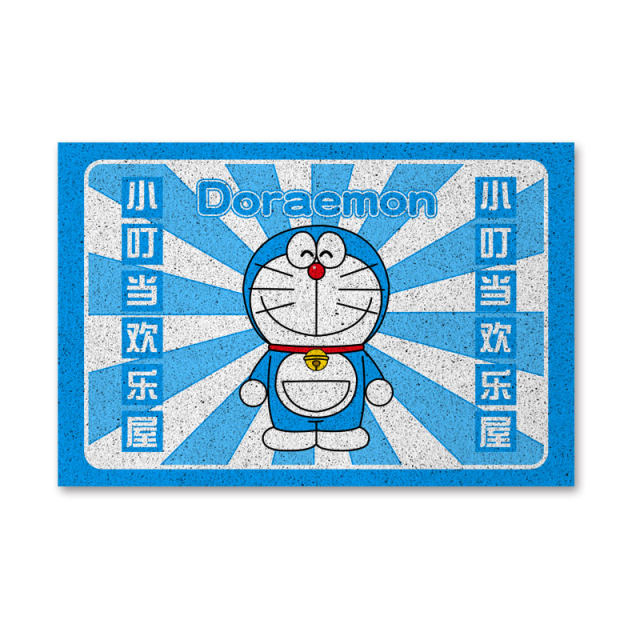 Doraemon Tinker Bell Doraemon peripheral wire circle floor mat entry ...