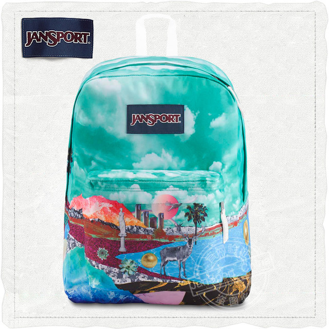 JanSport Jasper backpack official genuine rebellious high-end version ...