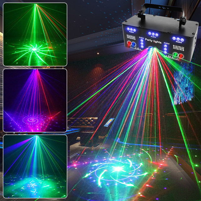 KTV flash bar light automatic color changing LED colorful rotation ...