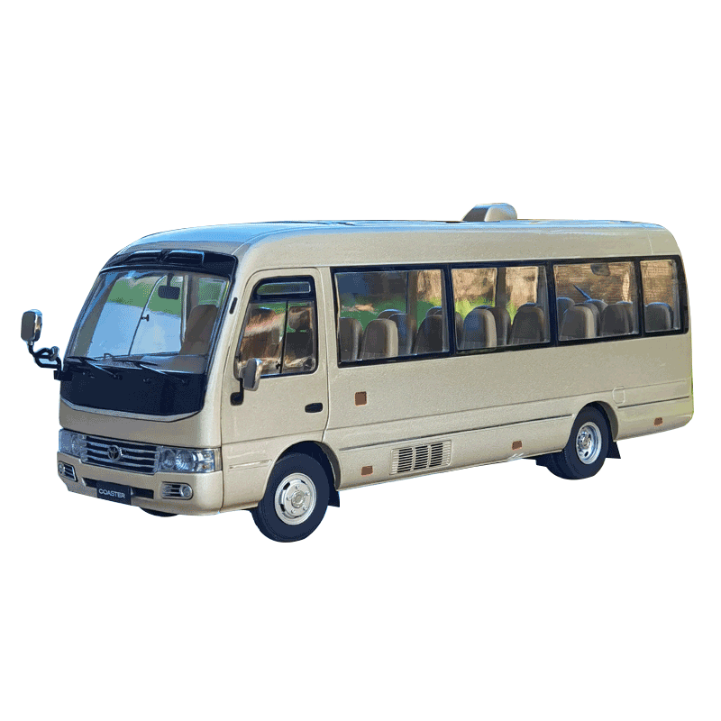 FAW original 1:24 Toyota Coaster COASTER bread minibus car model