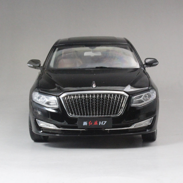 Original FAW sedan Hongqi H7 2017 new Hongqi 1:18 black alloy car model ...