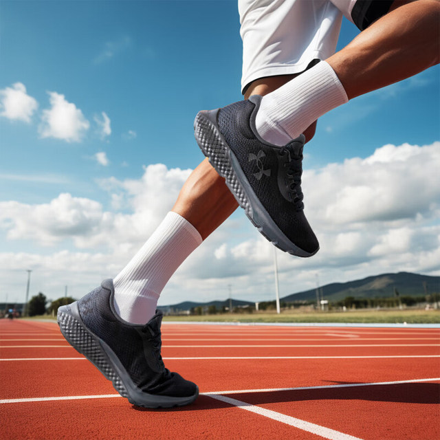 Andma men's shoes running shoes men's winter net breathable sports ...