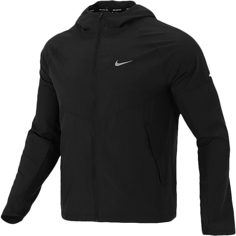 Nike Nike jacket Men's 2025 new hooded anti -splash water flow running ...