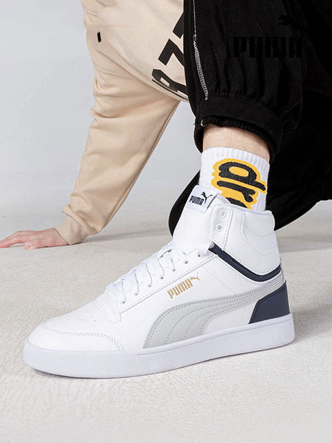 PUMA Puma high -top shoes men's shoes and women's shoes Winter new ...