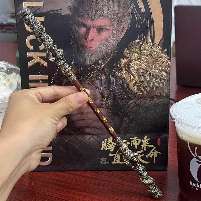 Black Myth Wukong Golden Cudgel One to One Peripheral Ruyi Golden Cudgel Large Figure Creative ...