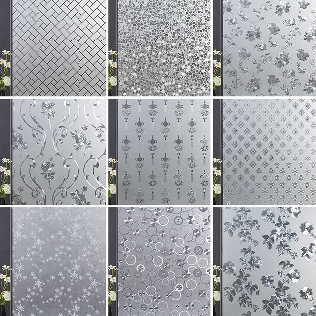 Window glass sticker anti -walking matte -raid film transmittance ...