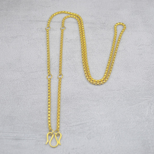 Original Thai Buddha amulet chain with three hangings, five hangings ...