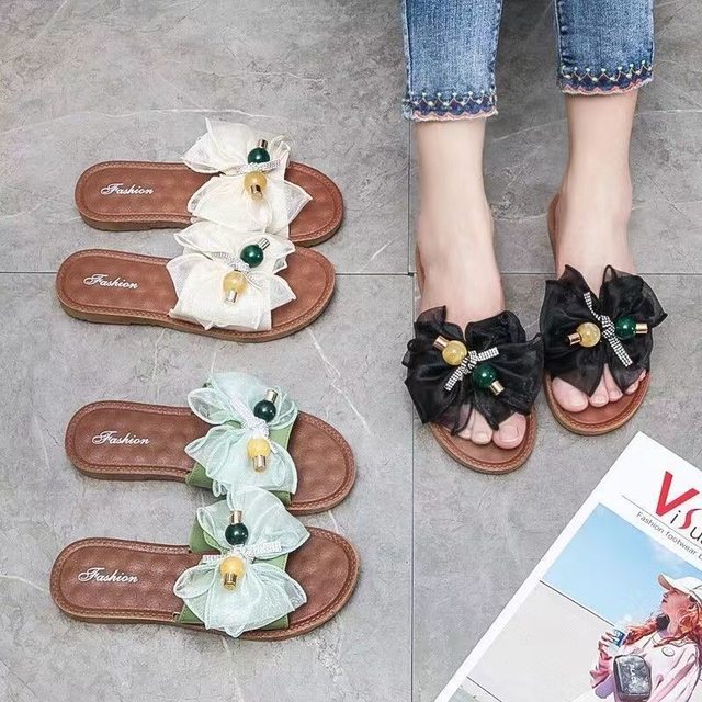 Summer slippers for women, soft sole, non-slip, fashionable, versatile ...