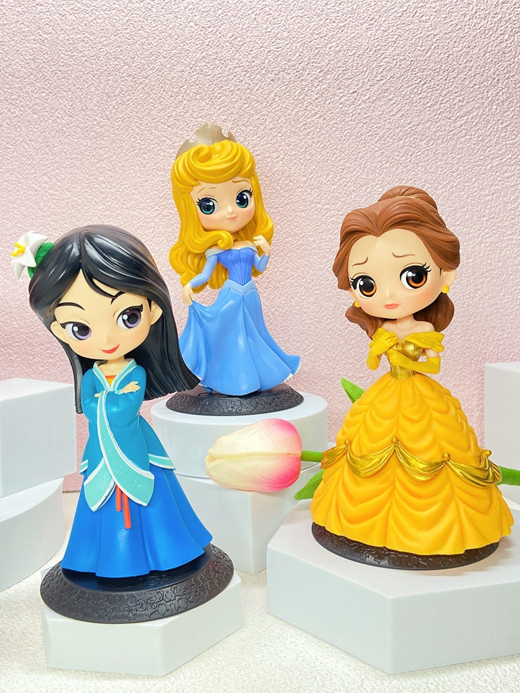 Banpresto Disney Princess Q Posket Figure - Ariel, Belle, Snow White, Mulan