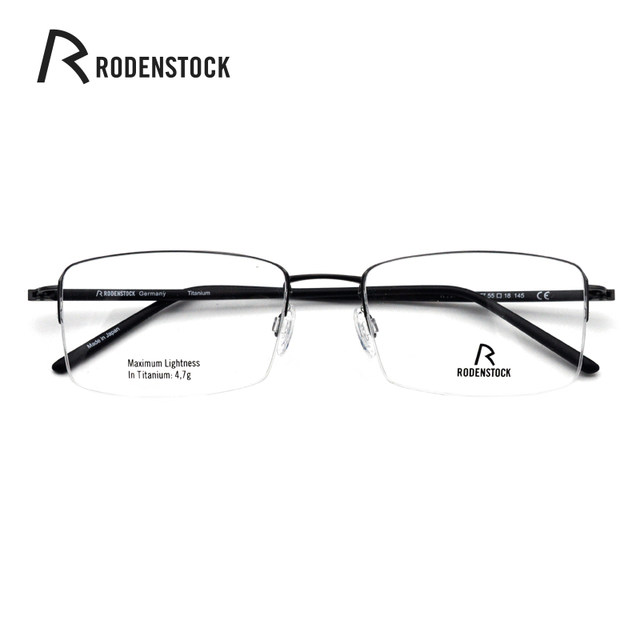 German RODENSTOCK glasses frame pure titanium half-frame men's ...