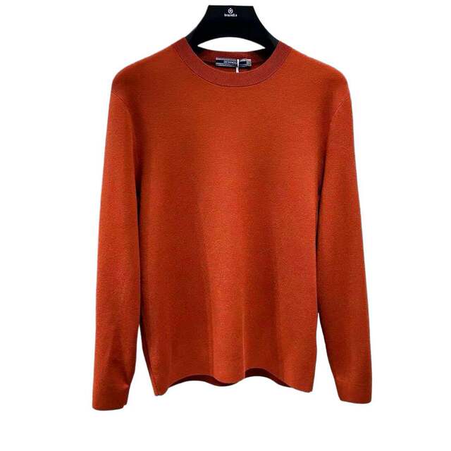 European high-end autumn and winter men's long-sleeved sweaters solid ...