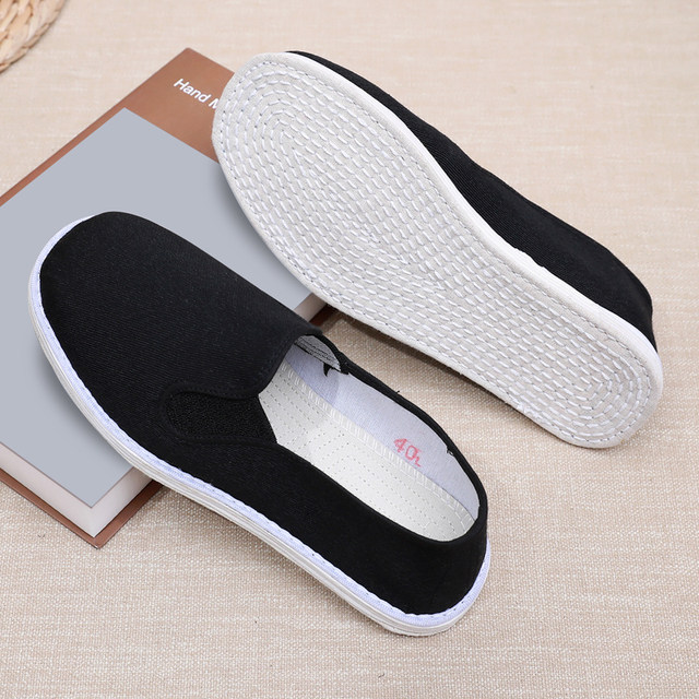 Old Beijing cloth shoes handmade thousand-layer cloth sole shoes men ...