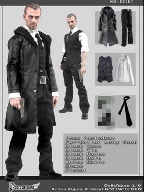 Spot 1/6 soldier clothing 12 -inch male soldier CC163 male leather ...