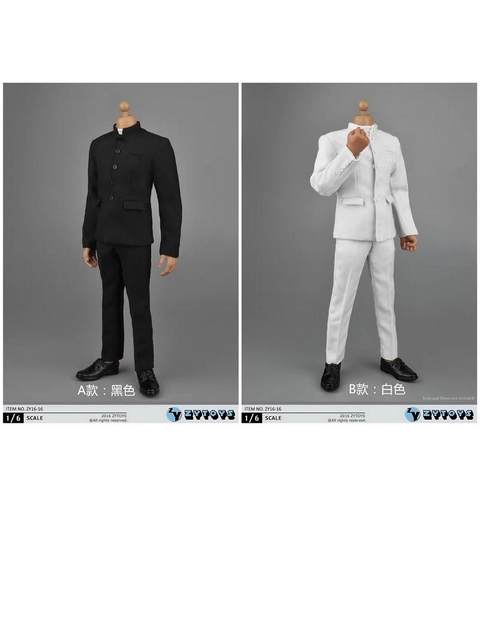 Spot zytoys 1/6 soldiers clothes Zhongshan dress ZY16-16 12 inch male ...