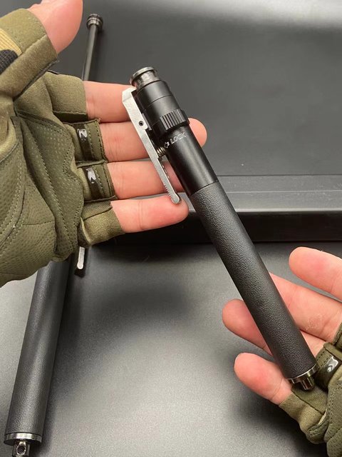 Throwing stick solid telescopic spring automatic stick defense tool ...