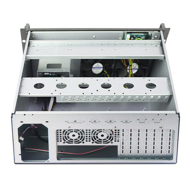 4u industrial control chassis high-end aluminum panel with LED ...