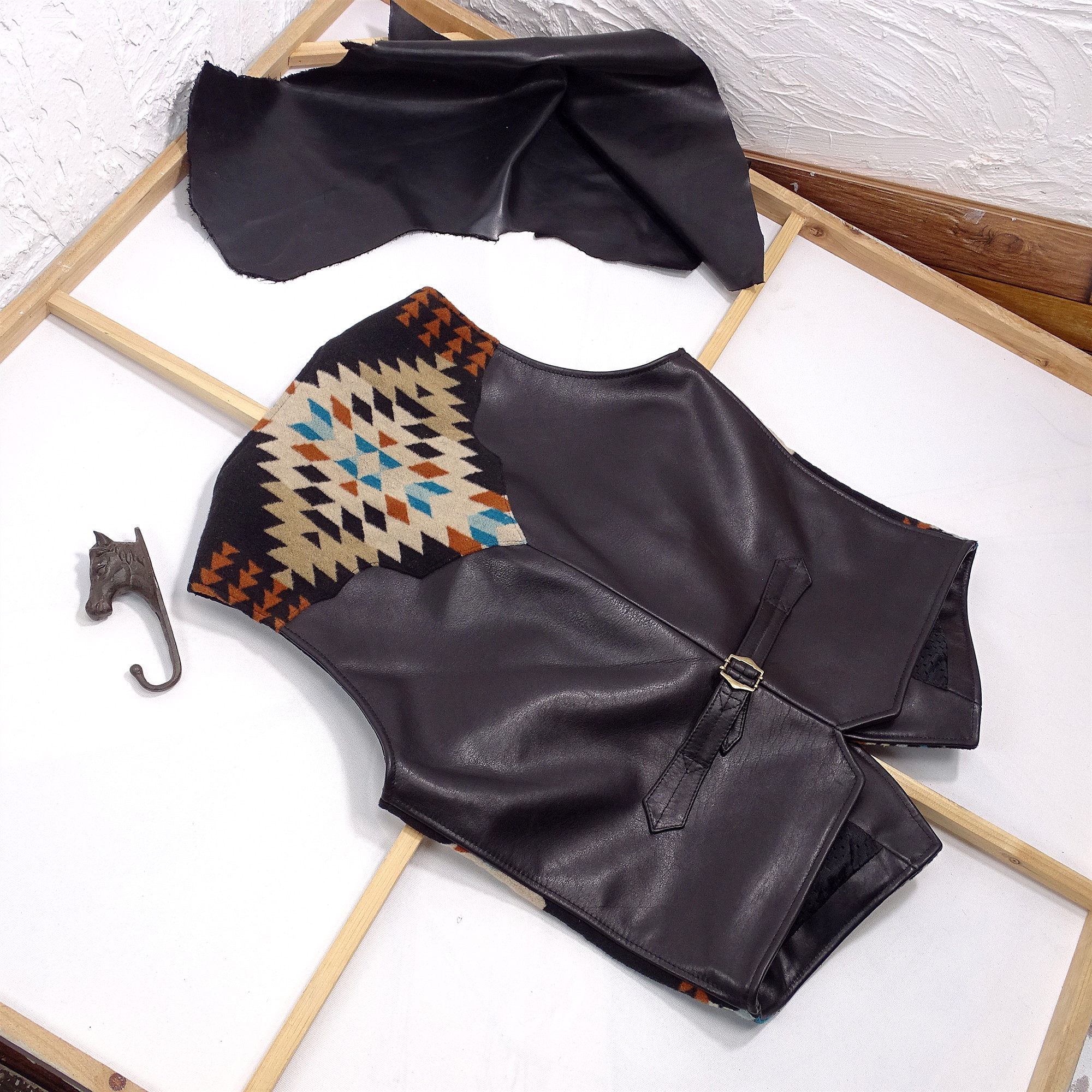 Кожено яке Curphey Navajo - Ретро японски стил