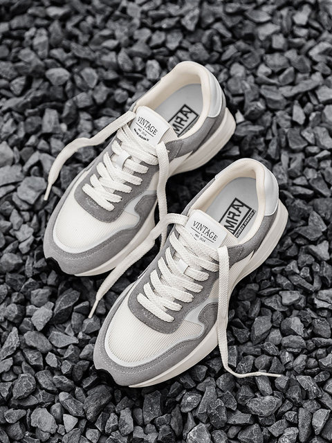 Mra Black Warrior Mesh Shoes Men's Shoes Autum Breathable Thick-Soled ...