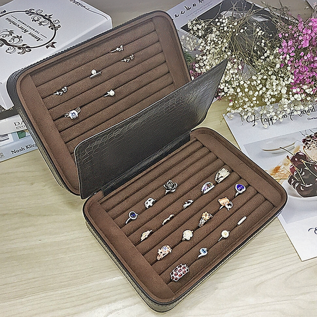 Douyin jewelry box ring storage box large jewelry storage box necklace ...