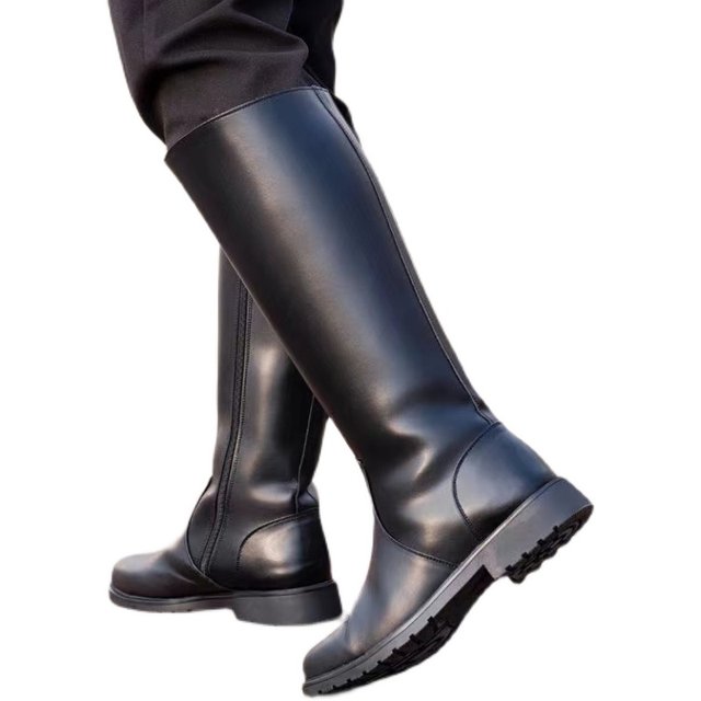 High boots Buddha boots high boots honor guard riding boots handsome ...