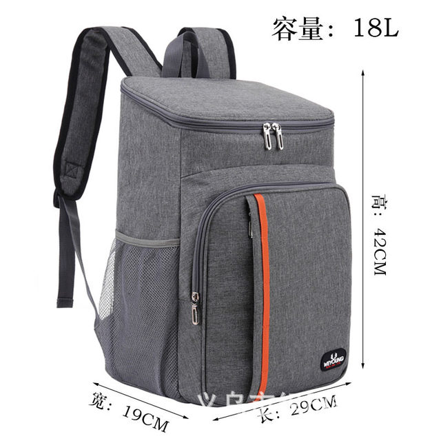 Backpack backpack Large -capacity heating bag aluminum foil takeaway ...