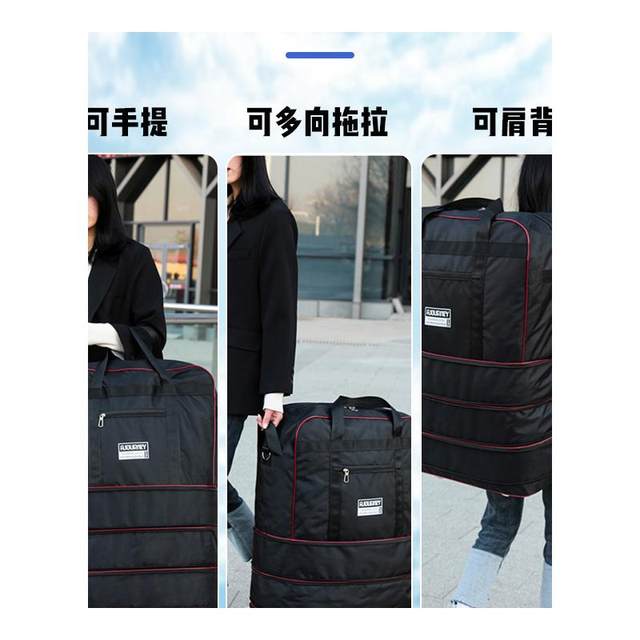 Airline Checked Bag, Wheeled Luggage Bag, Oxford Cloth Foldable ...