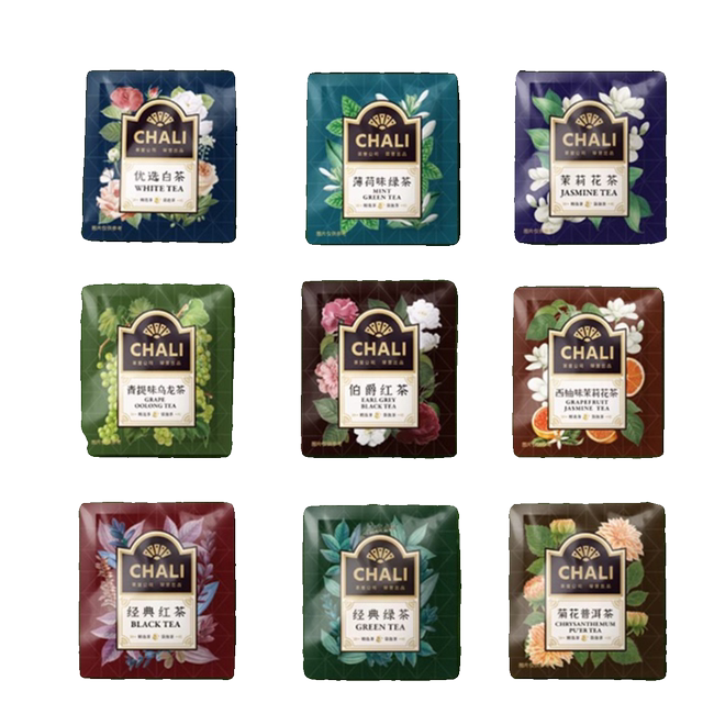 chali tea bag non-woven green peach oolong cold brew hot brew wedding ...