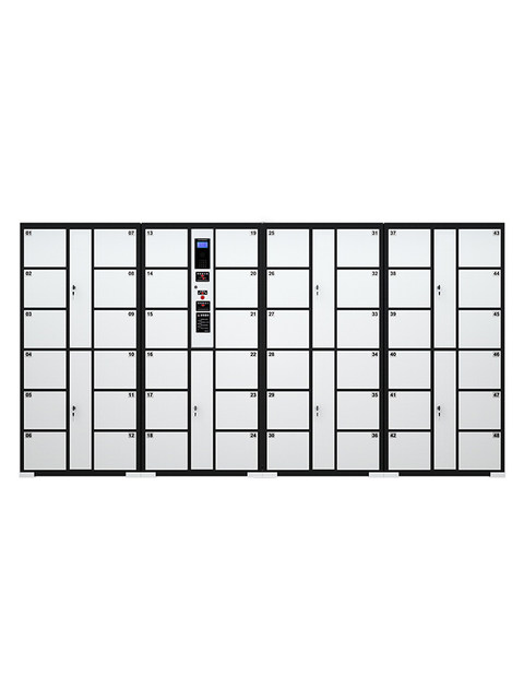 Supermarket electronic storage cabinet shopping mall smart WeChat ...