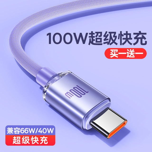 Baseus dual typec male-to-male data cable 100w fast charge ctoc double ...