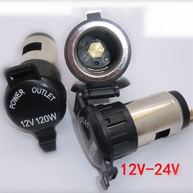Car modified cigarette lighter socket power socket motorcycle ...