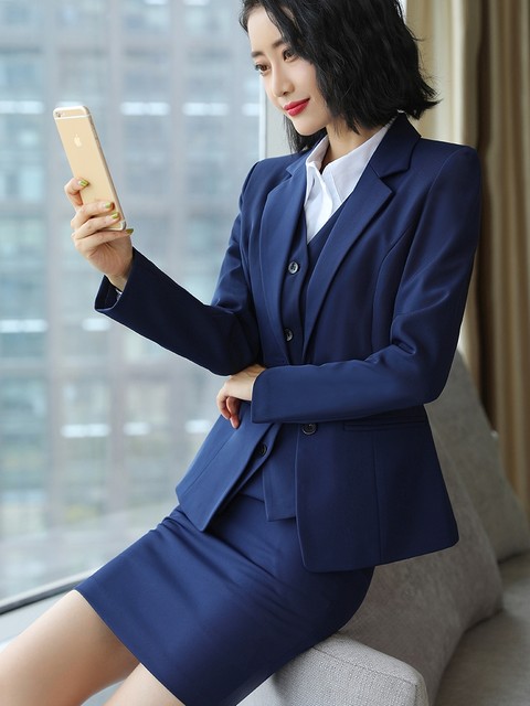 Red suit jacket female 2023 new women's suit coat host format ...