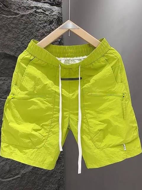 New summer men's quick-drying work shorts Korean style versatile loose ...