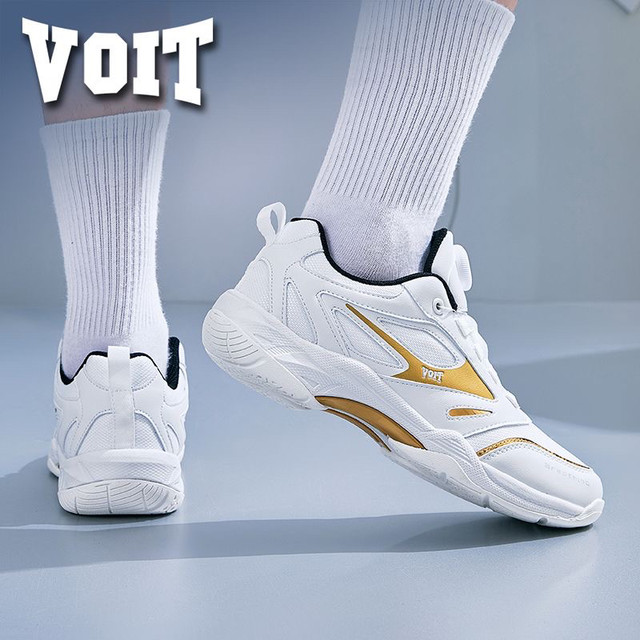 Walter VOIT children's badminton shoes rotating buckle sports shoes non ...