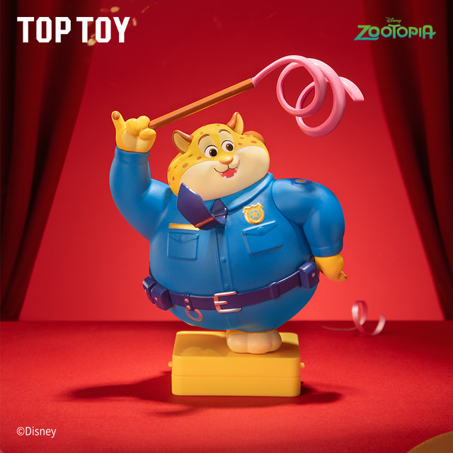 TOPTOY Disney Zootopia Leopard Good Luck Series Leopard Officer Figure ...