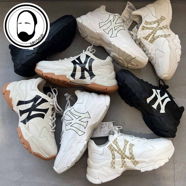 Daba Han Dynasty MLB counter new NY thick bottom increase Daddy shoes ...