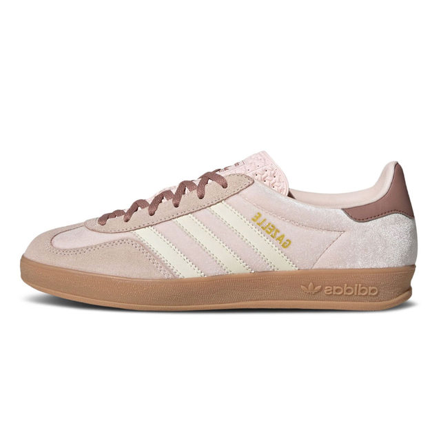 Adidas Adidas Clover Gazelle Indoor Cream Strawberry Casual Sneakers JR0232