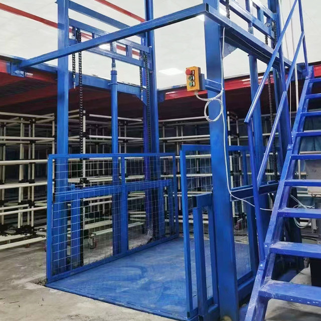 Freight elevator elevator guide rail factory elevator anti-fall simple ...