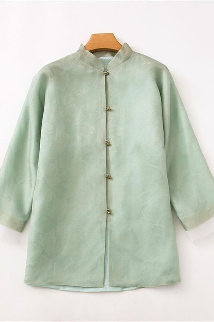 Chinese style simple temperament, gentle and elegant thread jacquard ...