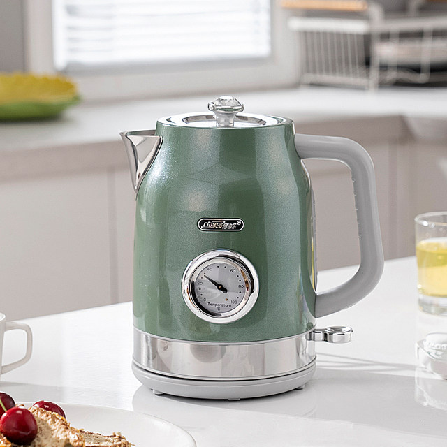 British electric kettle retro kettle household food grade 304 stainless ...