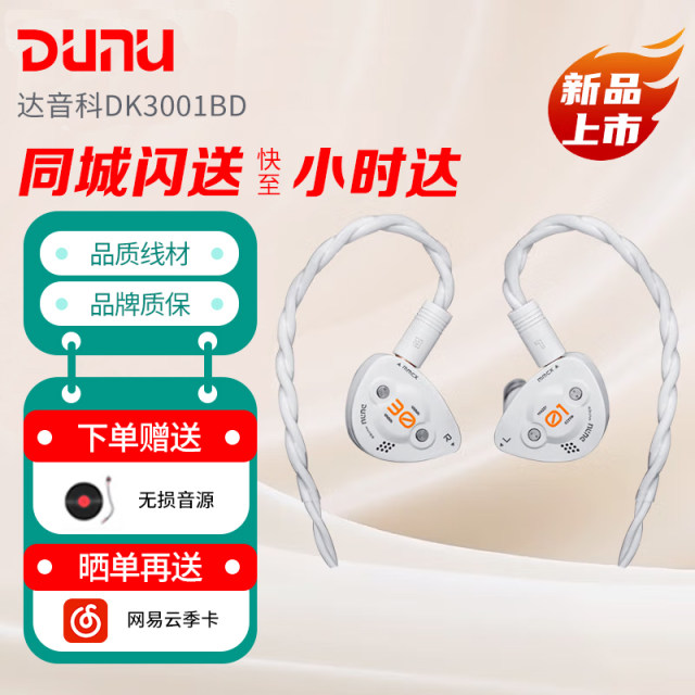 DUNU DK3001BD Chaomeng in-ear wired headphones high quality typec interface hifi earplugs